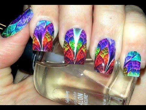 How to Apply Full Cover Nail Water Transfer Decals - Mesmerized - YouTube