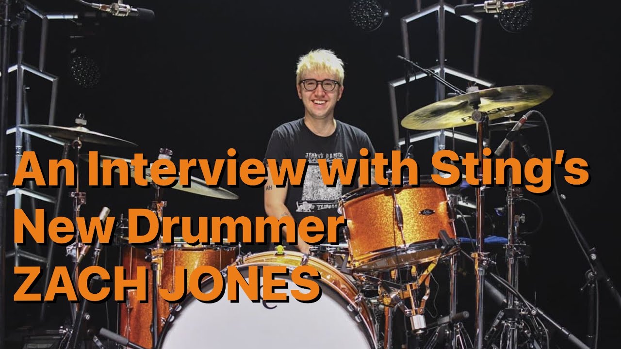 An Interview with Sting's New Drummer - Zach Jones - YouTube