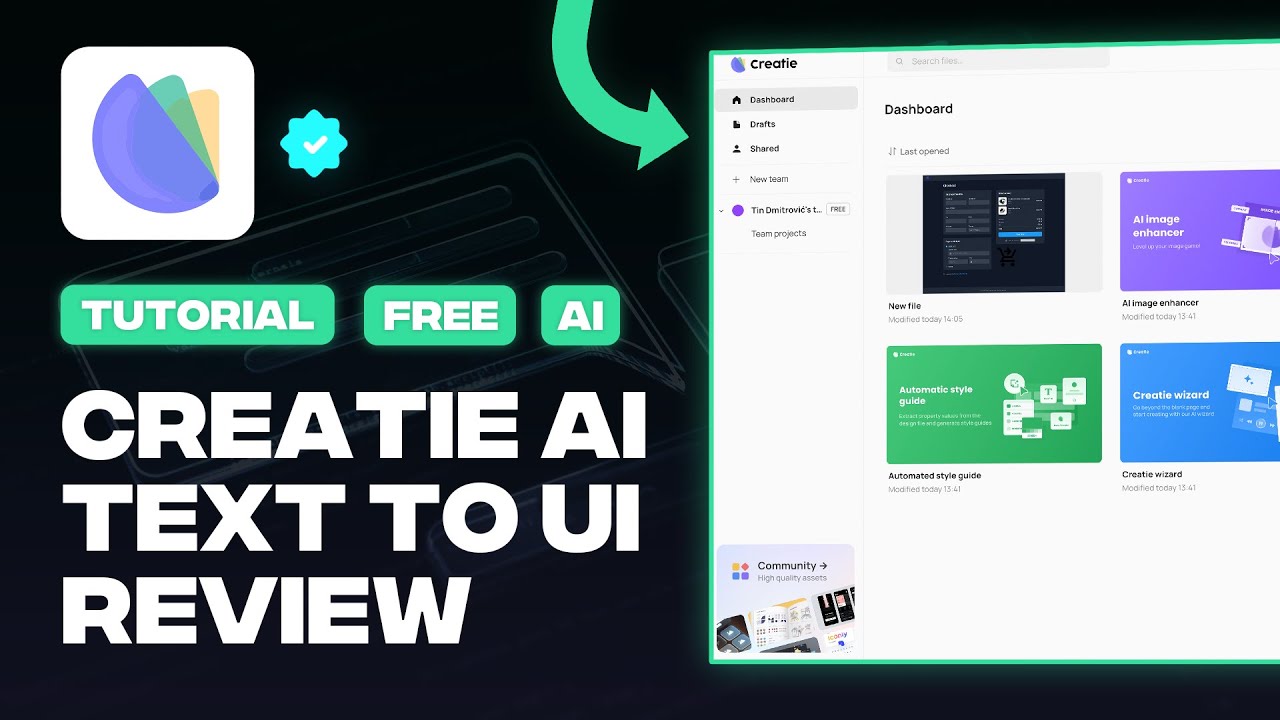 Creatie AI Text to UI Review - Best Free Figma Alternative in 2025 ...