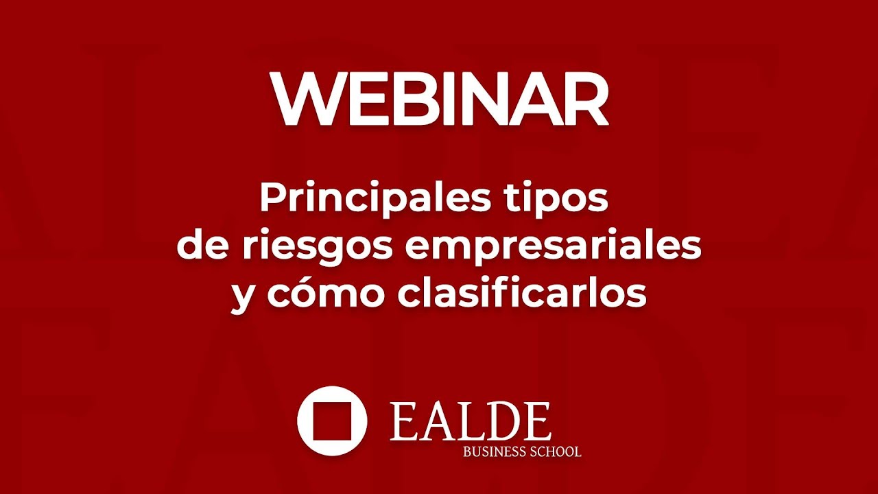 Principales tipos de riesgos empresariales y cómo clasificarlos - YouTube