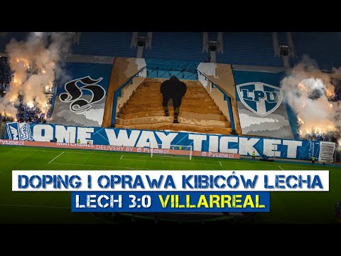LECH - Villarreal: doping i oprawa Kibiców Kolejorza 💪🏼🏴󠁧󠁢󠁳󠁣󠁴󠁿