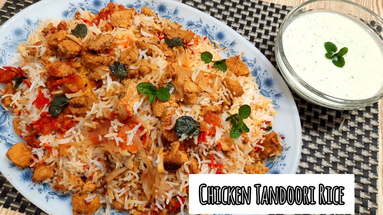 Chicken Tandoori Rice Recipe–Tikka Rice Recipe–20 Minutes Rice Recipe ...