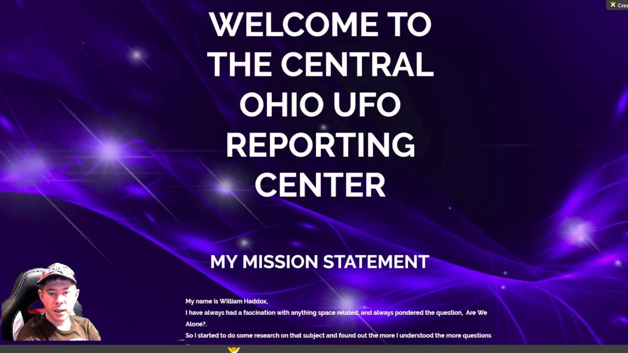 New Central Ohio UFO Reporting Center - YouTube