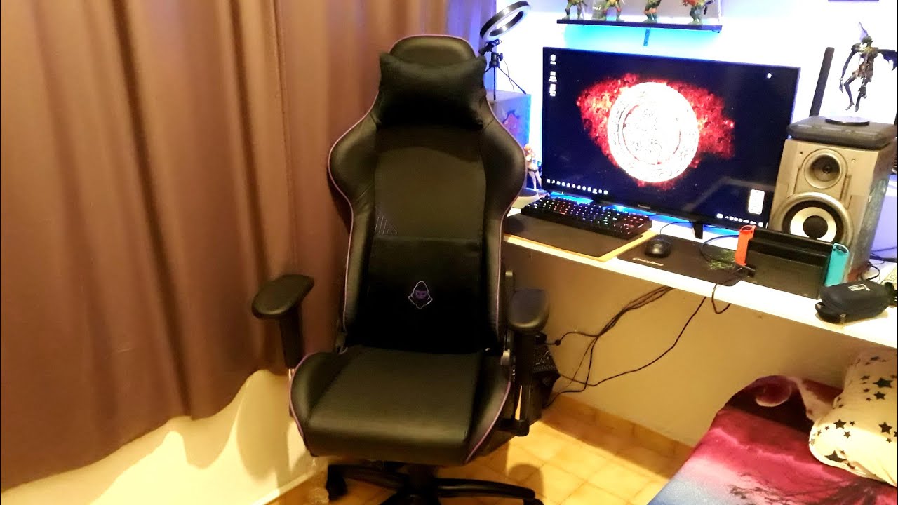 ''Unboxing'' Cadeira Gamer Mancer Tyr Purple Edition - YouTube