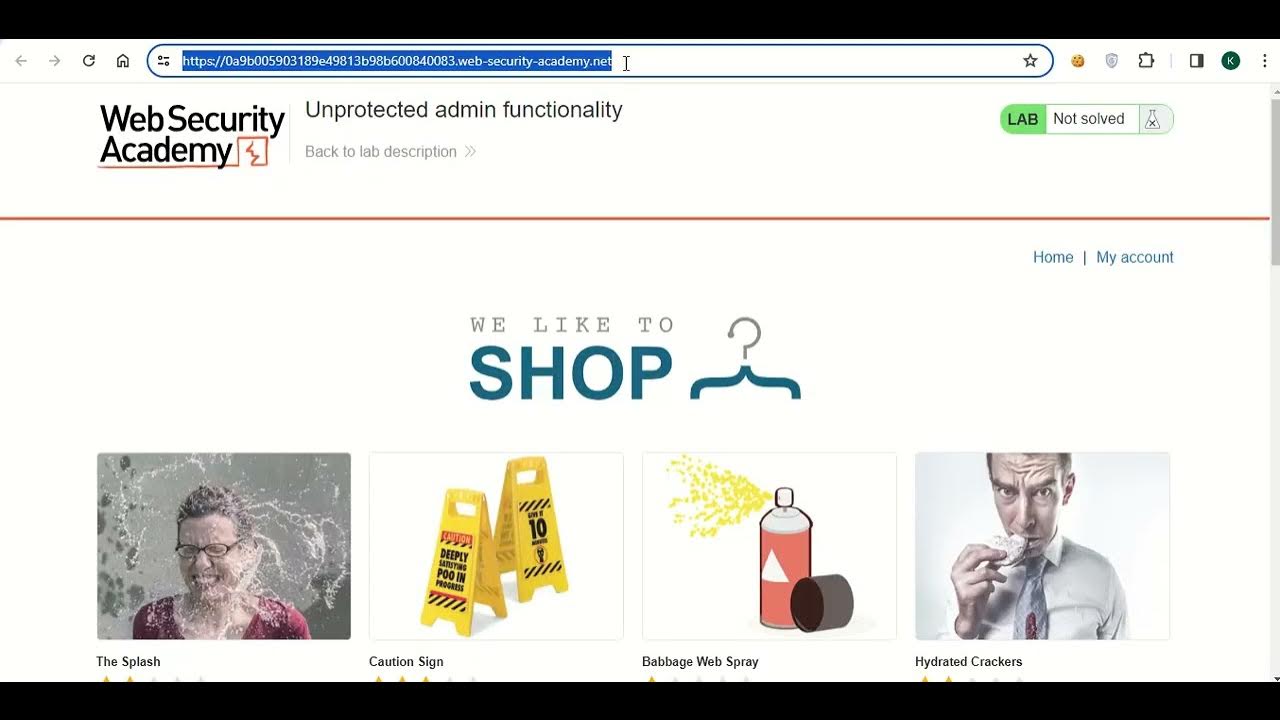 Unprotected Admin Functionality Youtube