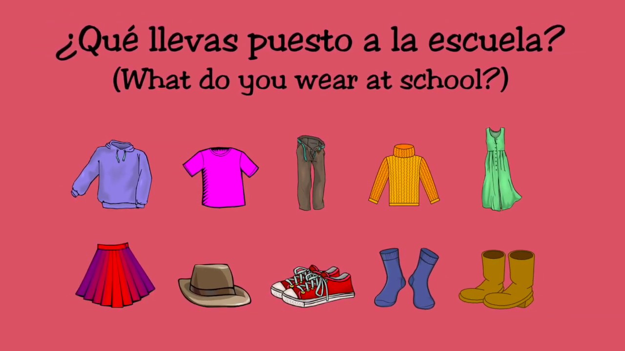 ¿Qué llevas puesto a la escuela? RLRA - YouTube