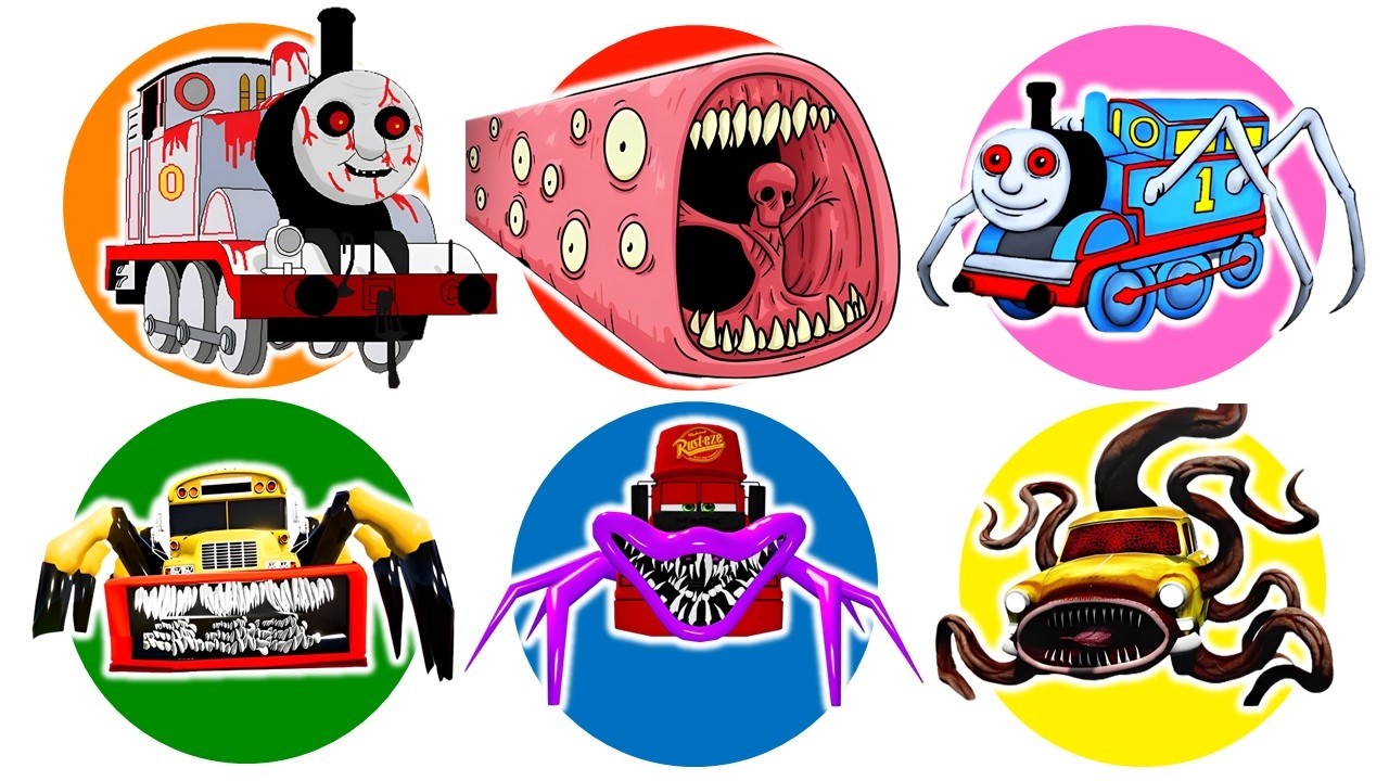 SpinWheel Kereta Timothy,Train Eater,Thomas Ghost Train,School Bus ...
