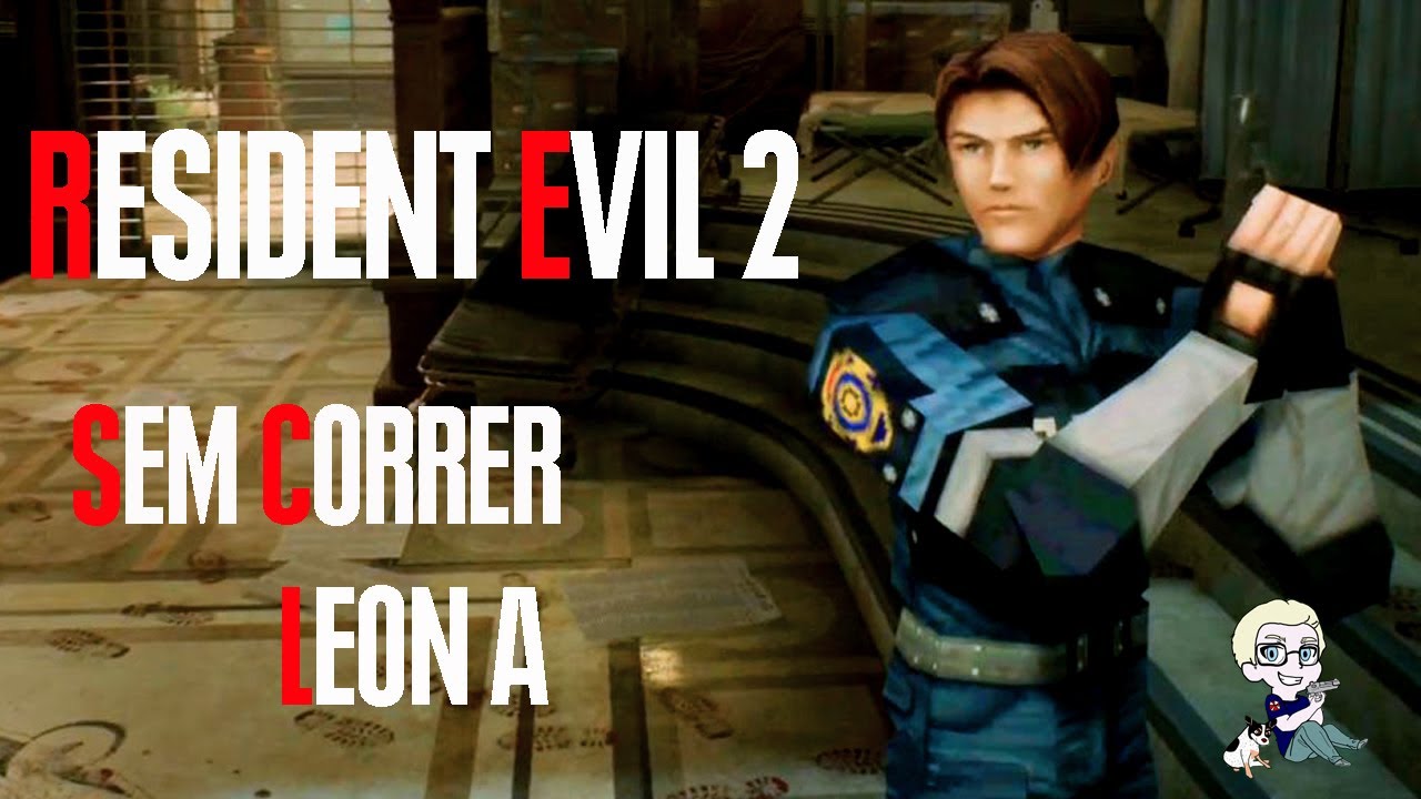 RESIDENT EVIL 2 (1998) LEON A - SEM CORRER (ps1) - YouTube