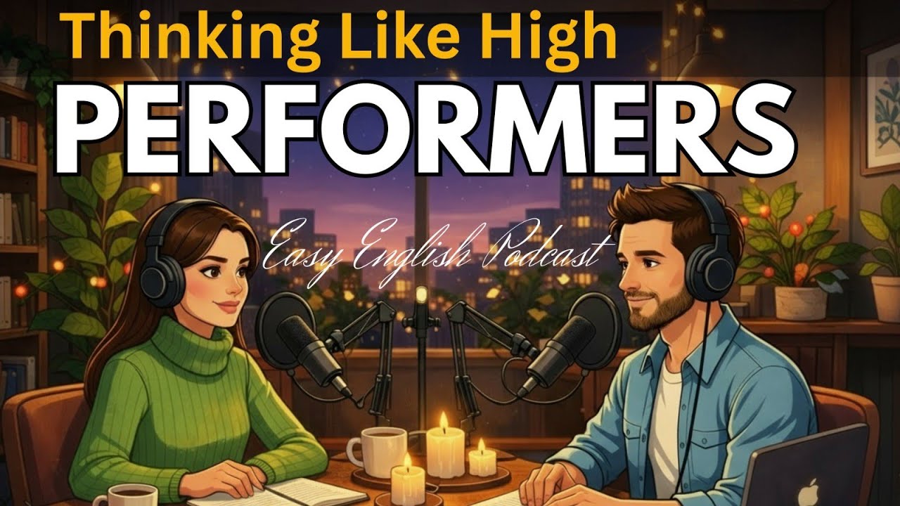 How High Performers Think Differently" Easy English Conversation for ...
