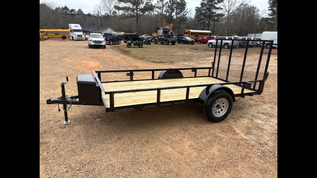 2026 Single Axle A-Frame Utility Trailer - YouTube