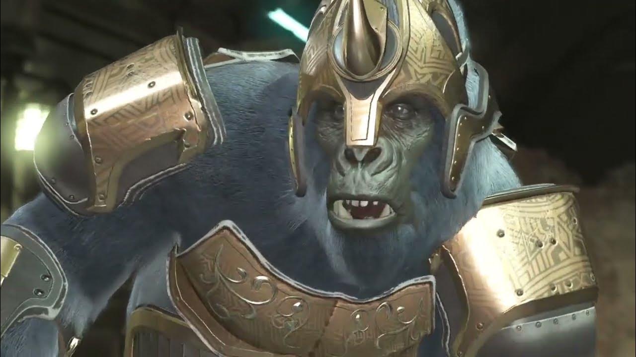 Raphael Vs Gorilla Grodd | Injustice 2 - YouTube