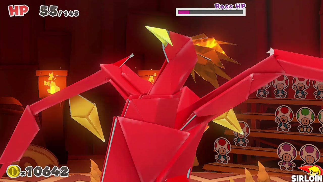 Paper Mario The Origami King - Fire Phoenix Velumental | Nintendo ...