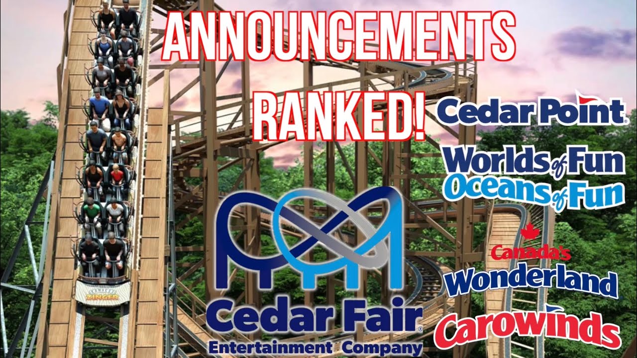 All Cedar Fair 2023 Announcements Ranked! - YouTube