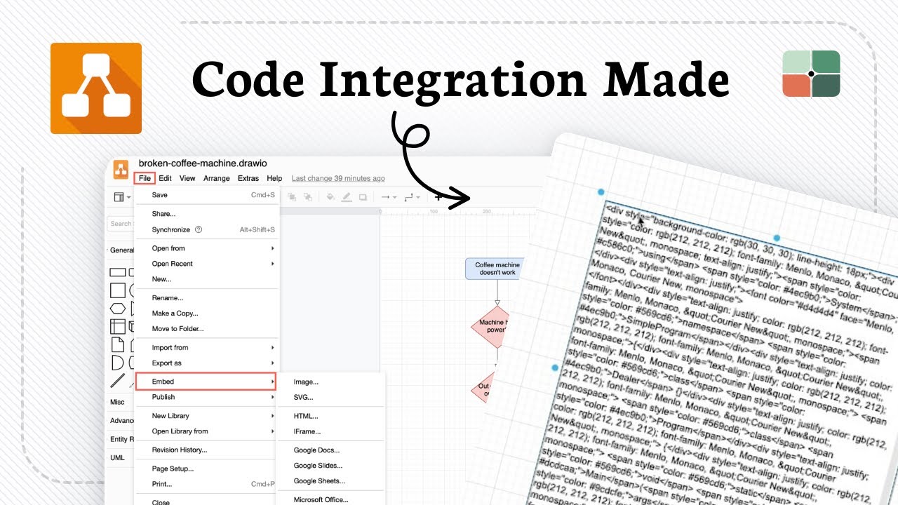 How to paste code in draw io (Instant Guide) - YouTube