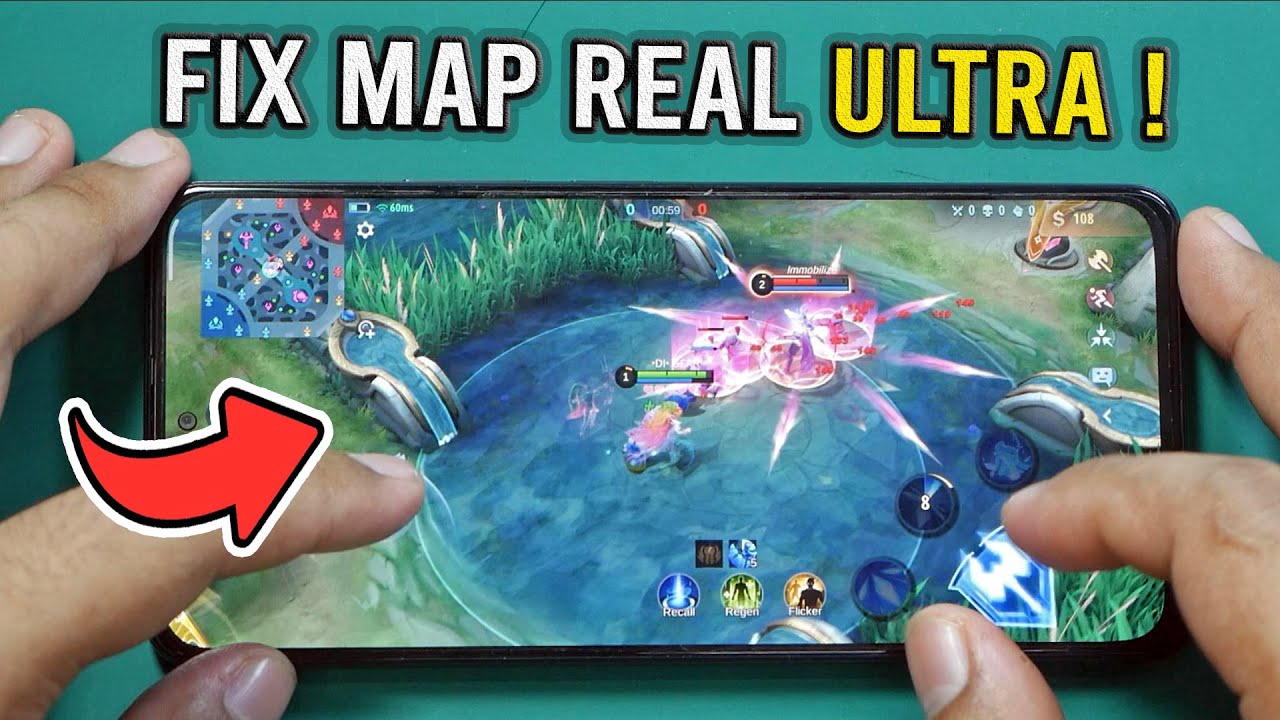 Cara Fix Map ULTRA Mobile Legends Android ! Air Terjun & Rumput bergerak Xiaomi , POCO , Realme ...