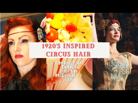 1920's Circus Vaudeville Hair Look - YouTube