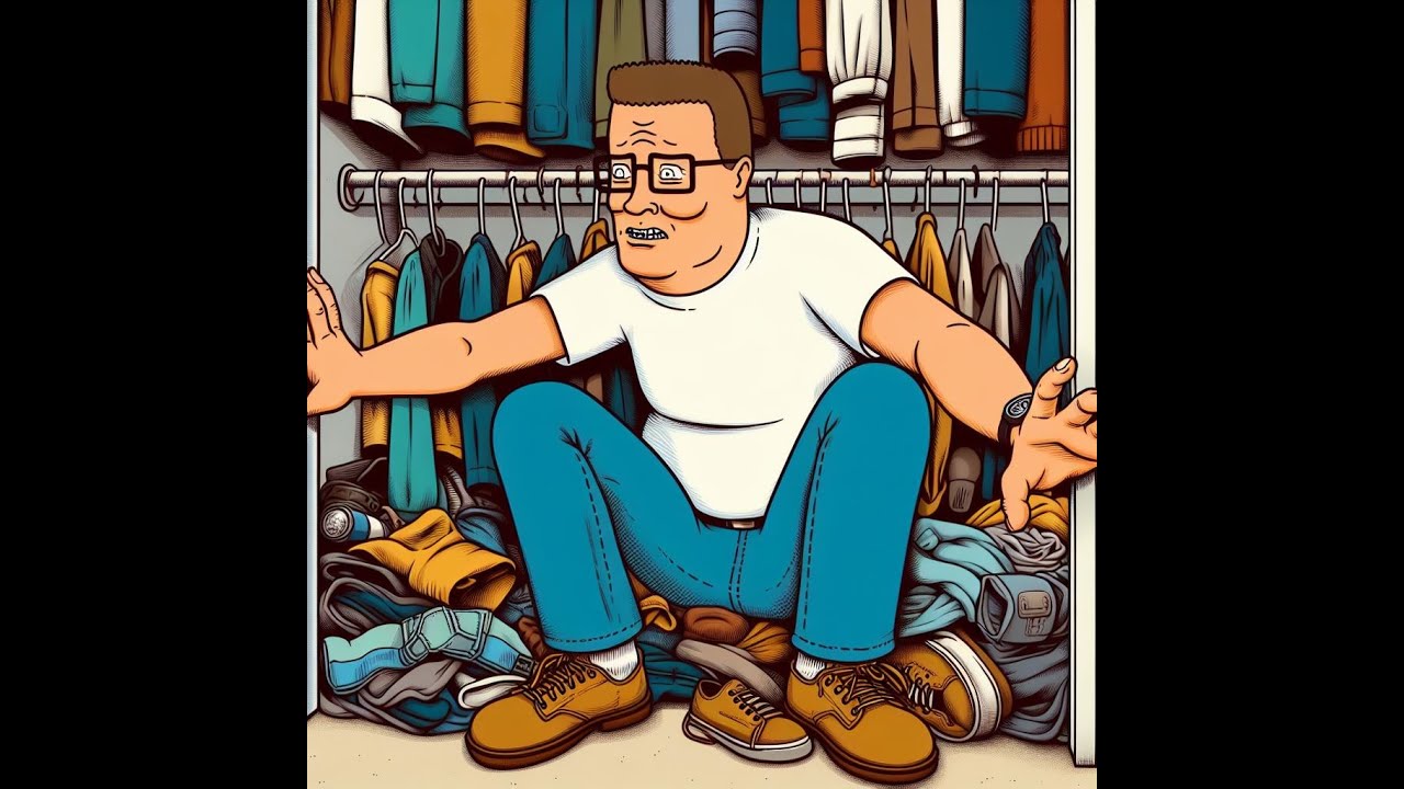 Hank Hill Trapped in the Closet - YouTube