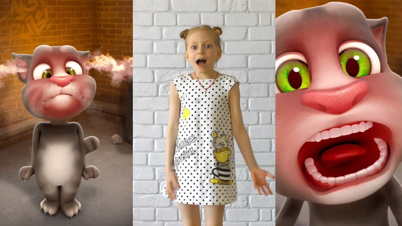 SOFIA bắt chước mèo Tom, phần 1 🐱 ️ Sofia & Dima - YouTube