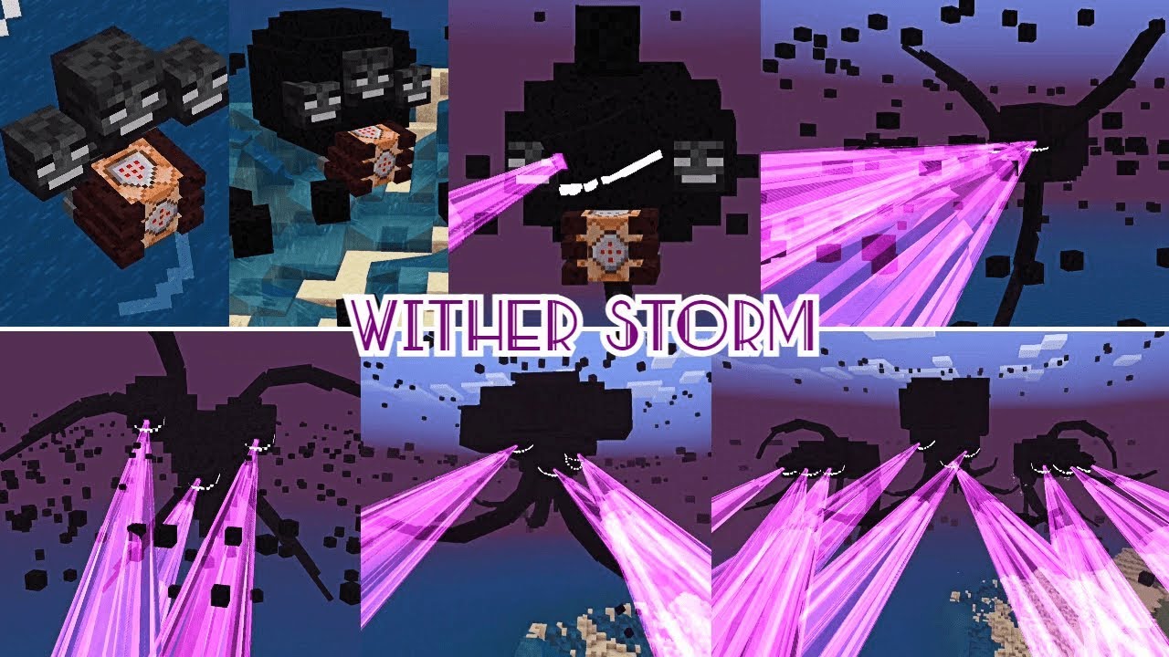 Taking on the Wither Storm in Bedrock Edition - YouTube