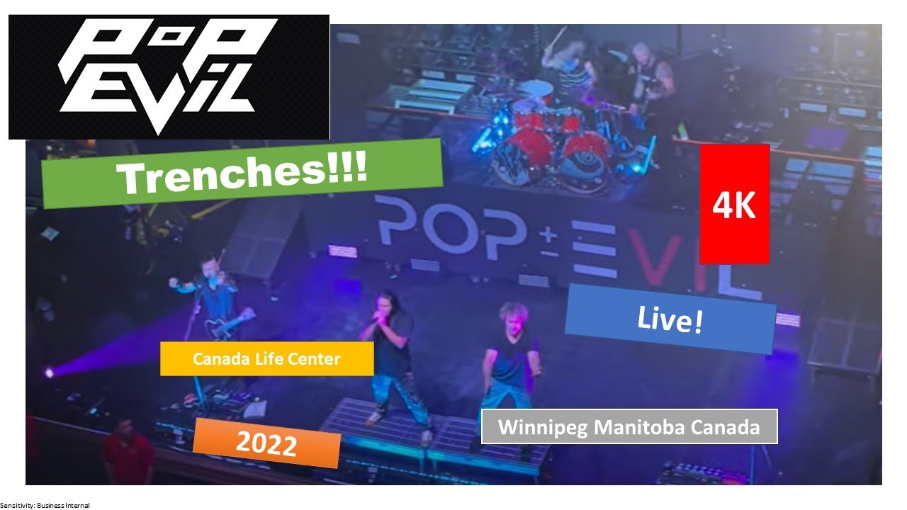 Pop Evil Trenches Live Winnipeg July 26 2022 4K - YouTube