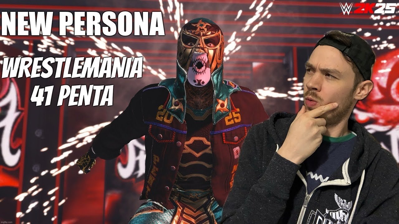 WWE 2K25 New Penta Persona in MyFaction - YouTube