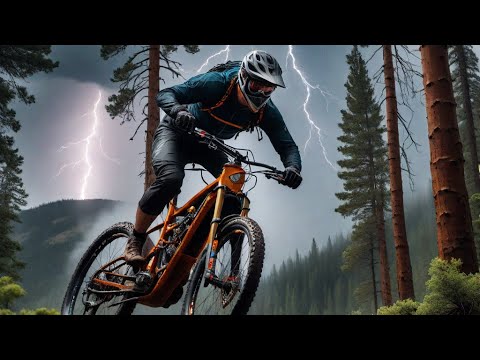 Biking in a Lightning Storm // 4K Brian Head UT - YouTube