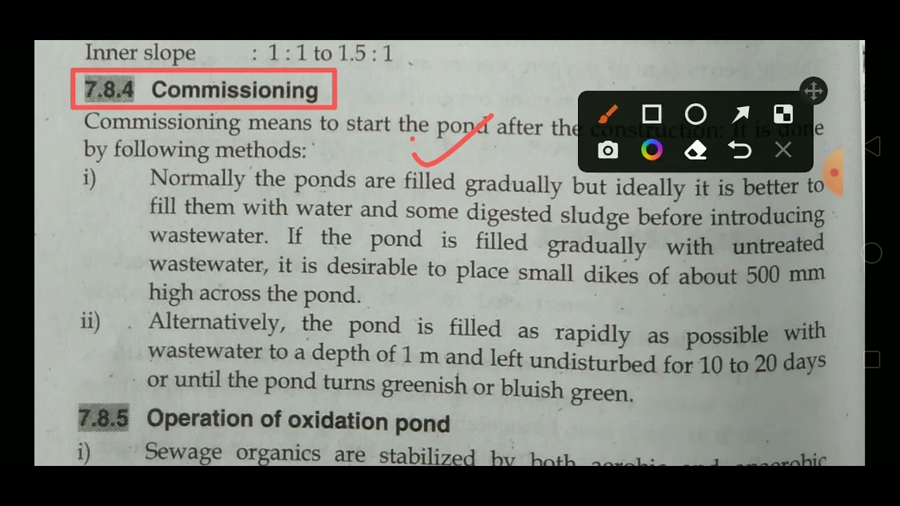 construction oxidation pond - YouTube