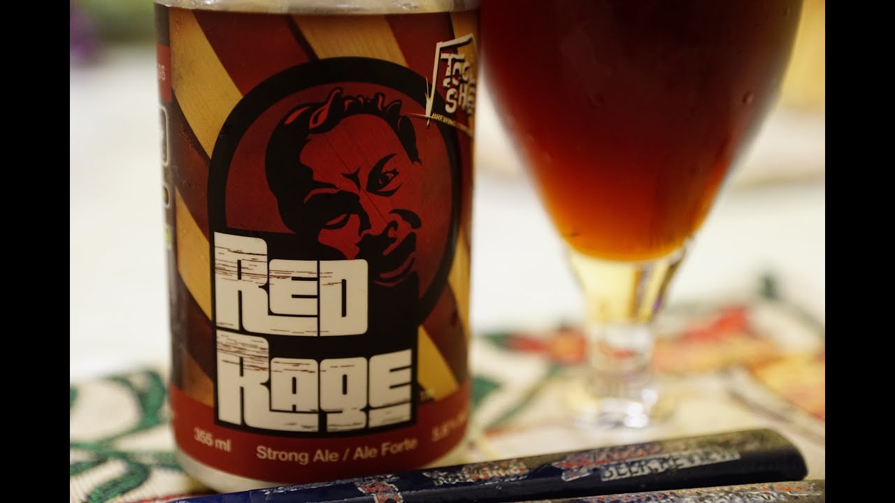 Tool Shed Red Rage Red Ale - #793 - Maxwell Starr's Beer Review - YouTube