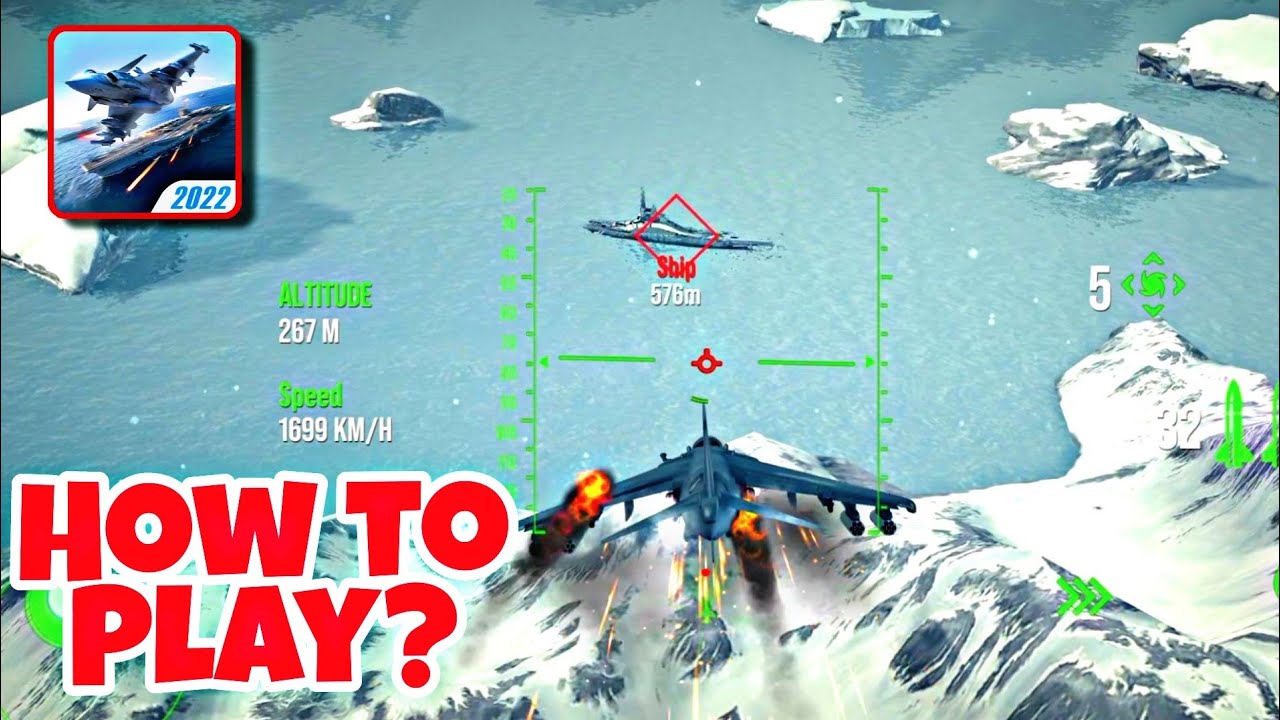 How to play Modern Warplanes game in mobile - YouTube