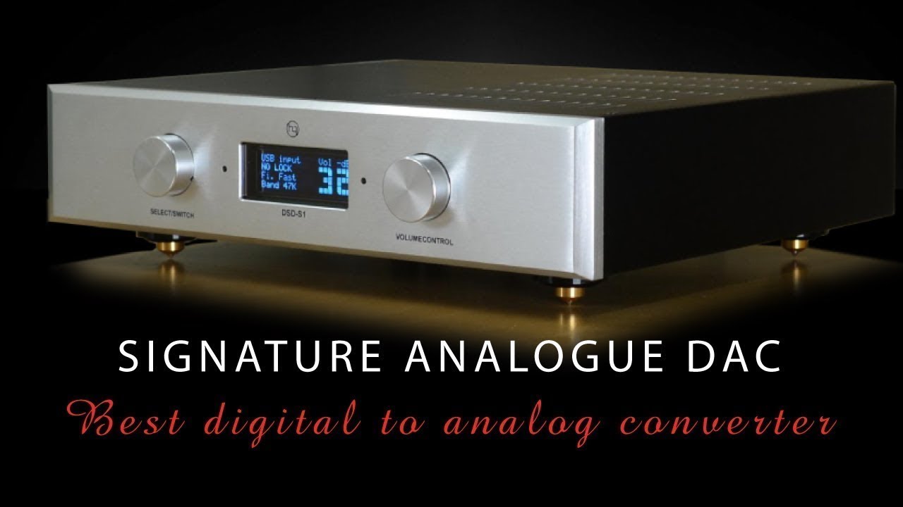 Best Tube DAC --The most natural sound, very close to vinyl - YouTube