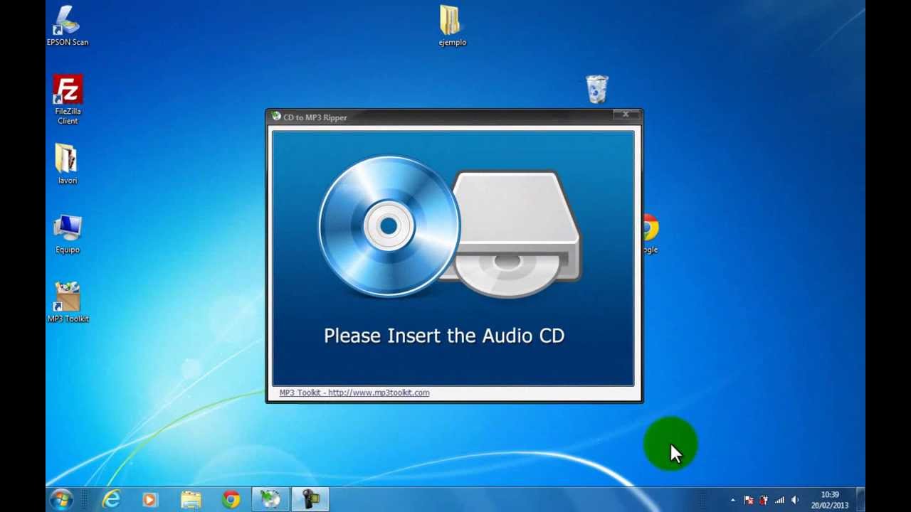 cd to mp3 ripper"mp3 toolkit" - YouTube
