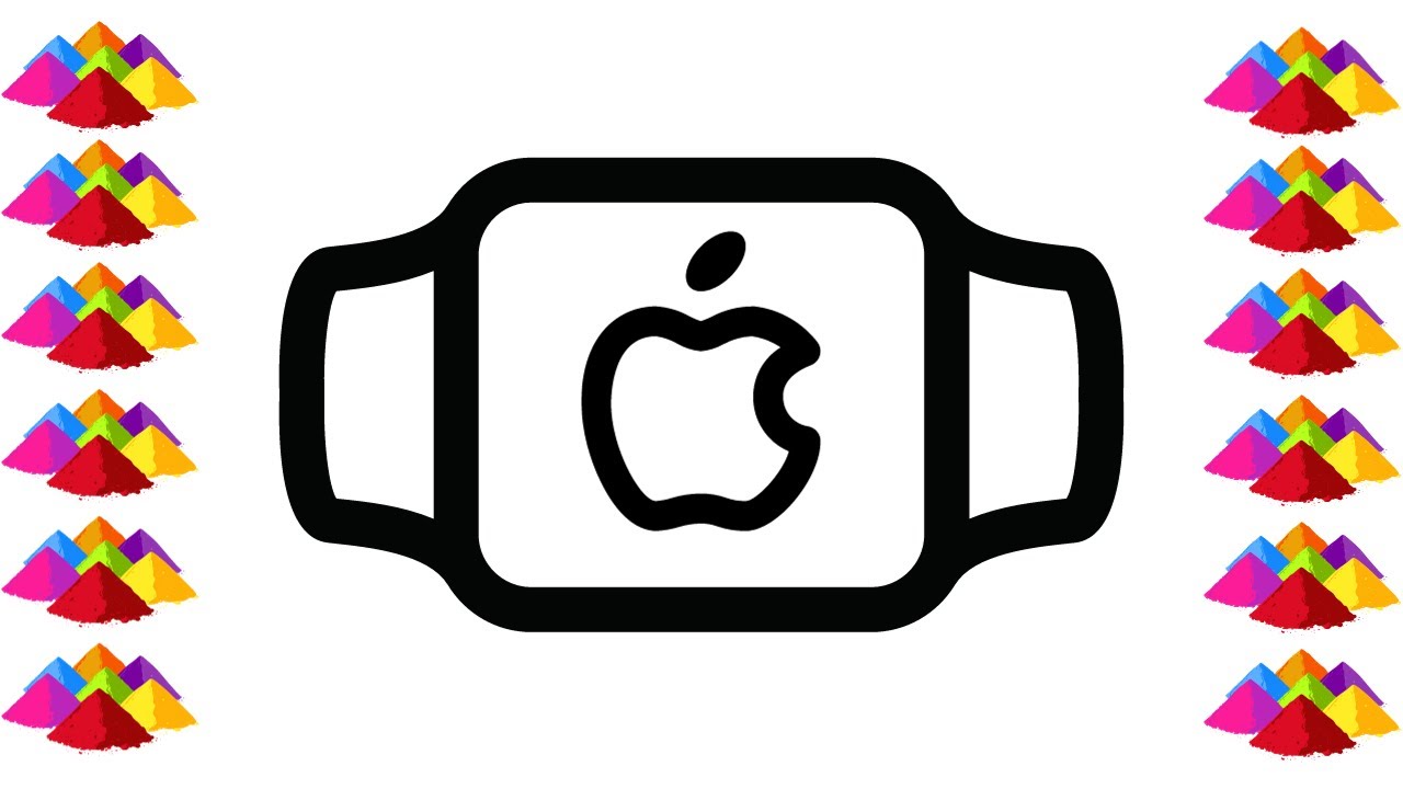 Easy Apple Watch Drawing & Colouring for Toddlers || How to Draw a ...