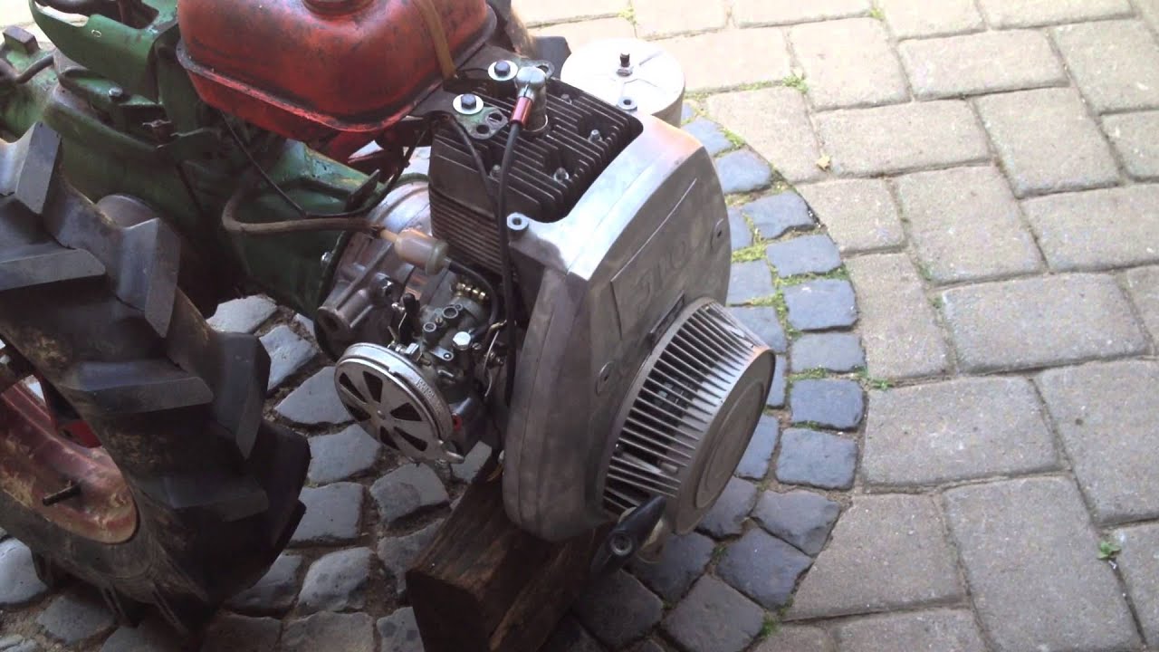 Agria 1700 mit ILO JLO L372 Austausch Motor - YouTube