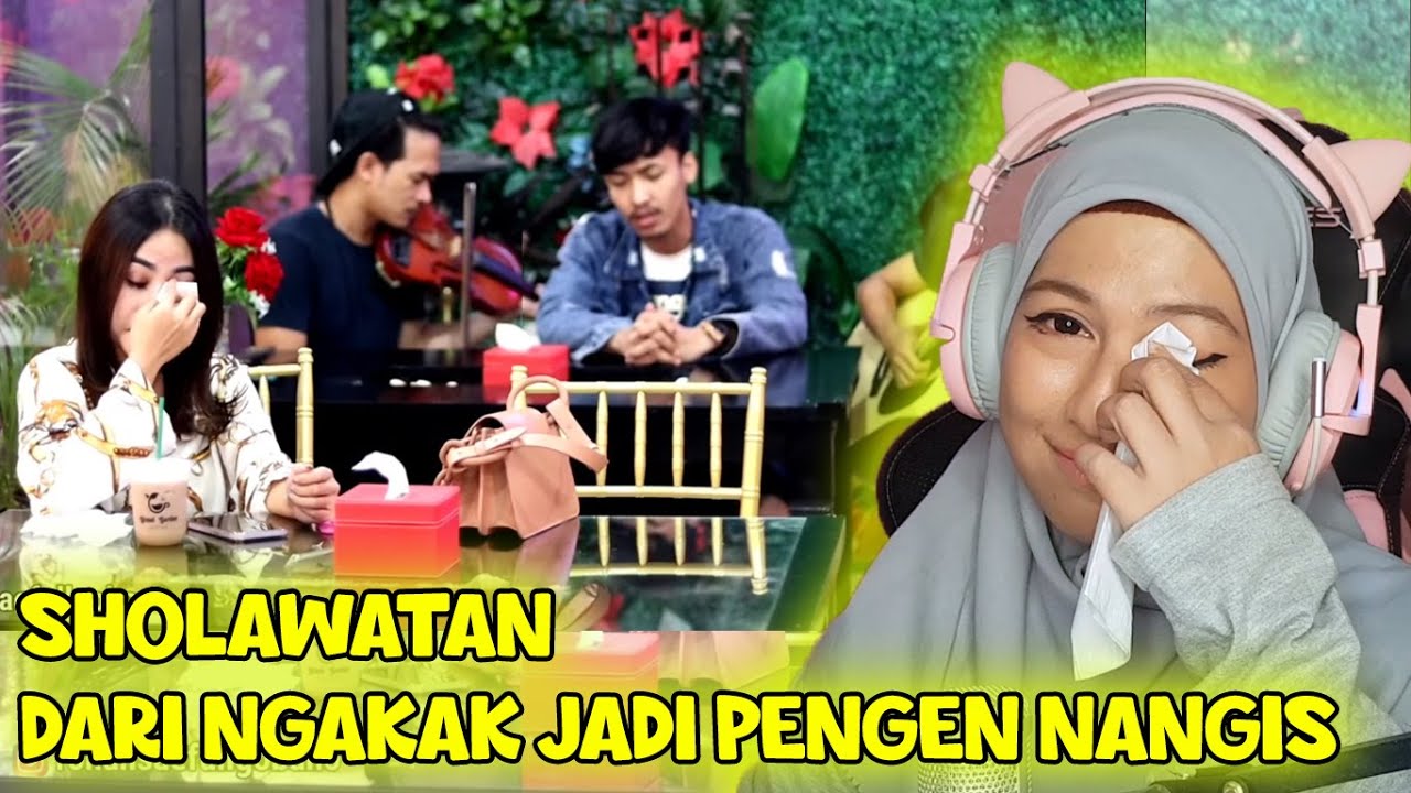 PRANK SHOLAWAT RONAN SAIFULL GOBAN BIKIN CEWEK CANTIK NANGIS DI CAFE ...