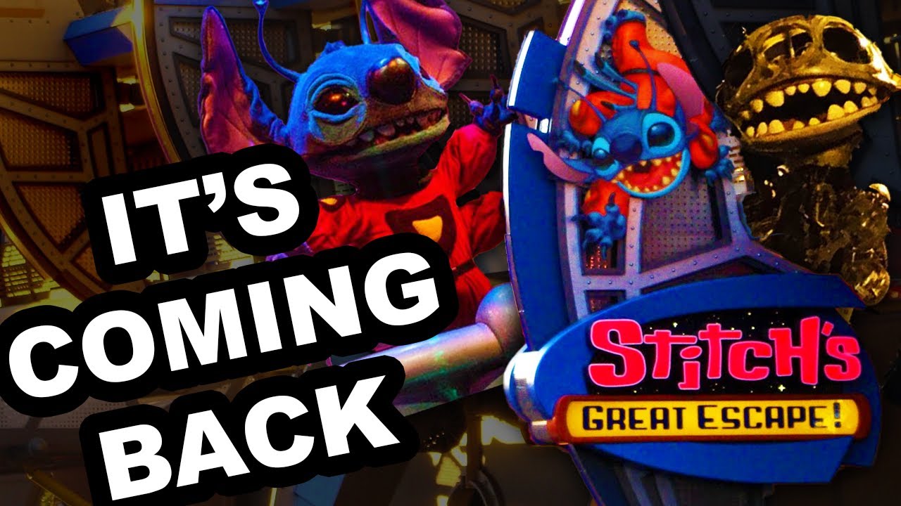 I'm Convinced Stitch’s Great Escape is Returning to Magic Kingdom - YouTube