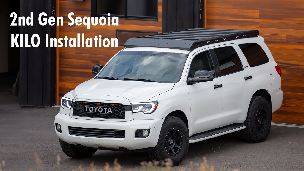 2008-2022 Toyota Sequoia KILO Roof Rack Install | upTOP Overland - YouTube