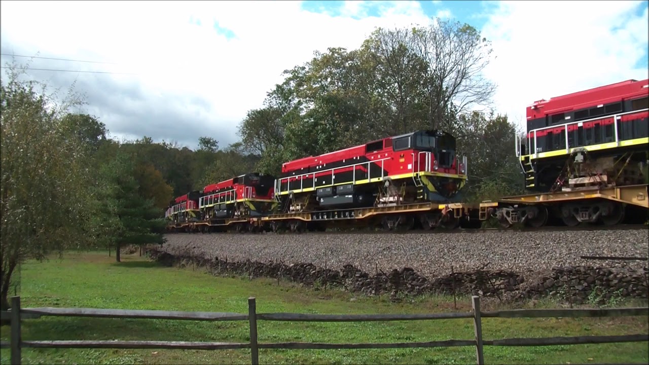 NS Train 099 with Export Locomotives Eastbound at Markham, VA - YouTube