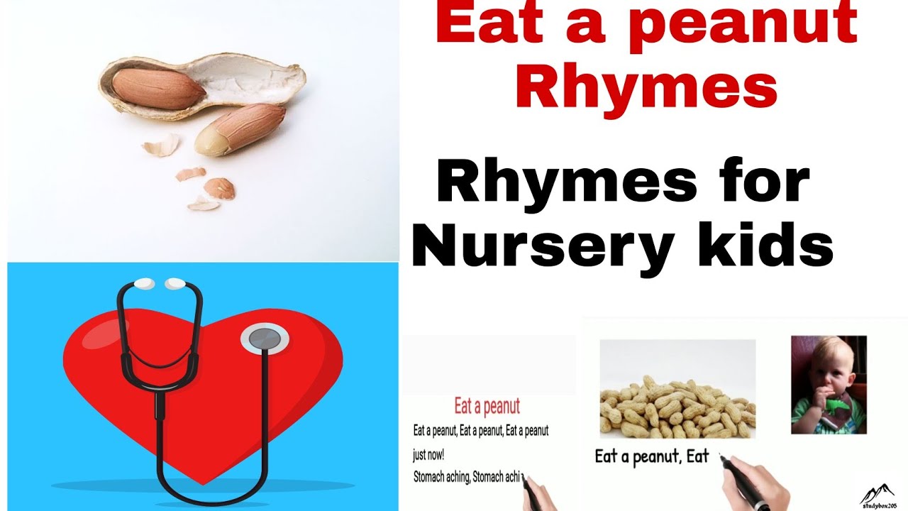 kids rhymes|| Eat a peanut rhymes|| nursery rhymes||peanut|| kg rhymes ...