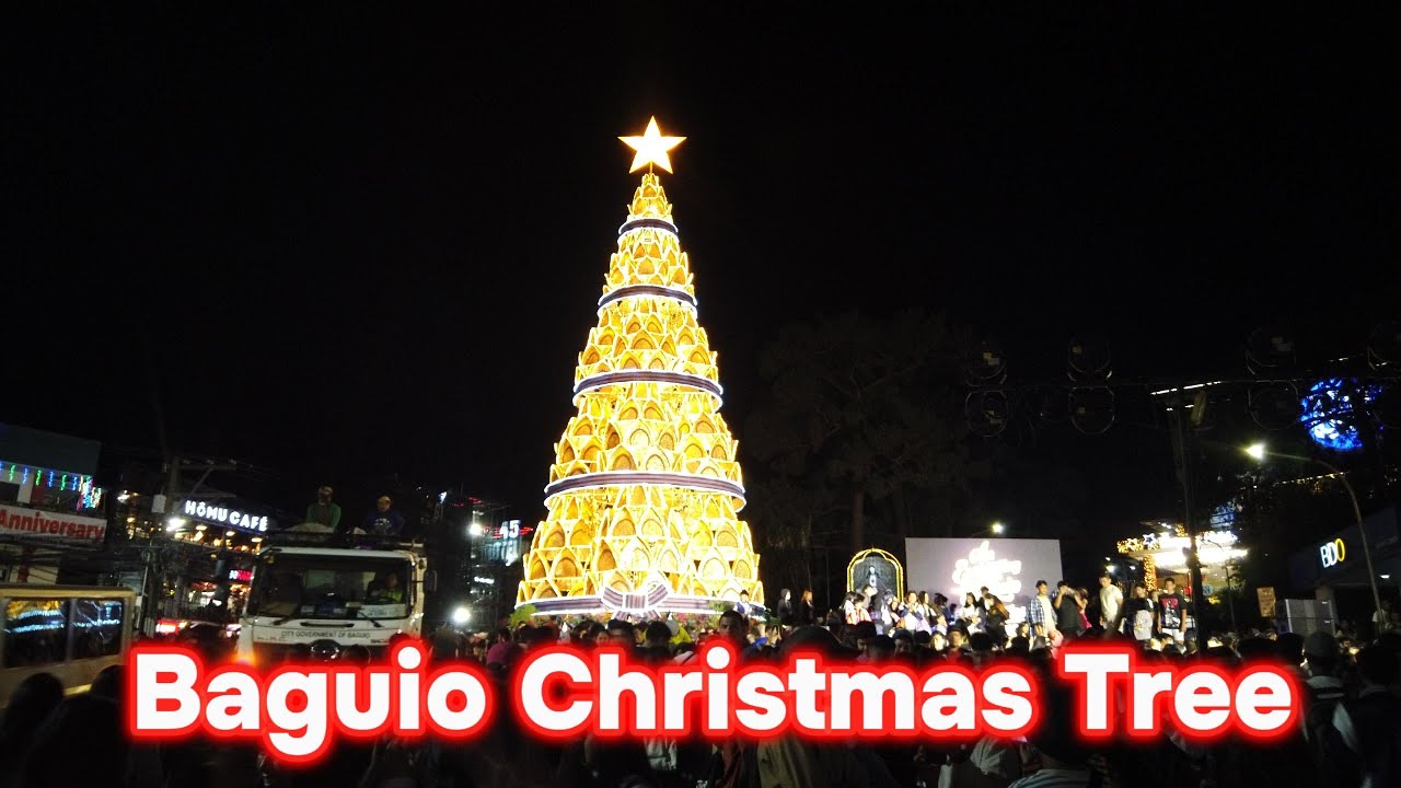 The countdown lighting of the Baguio Christmas Tree - YouTube