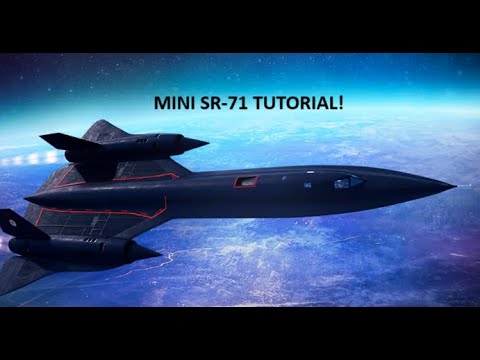 Plane Crazy Mini SR-71 Tutorial - YouTube