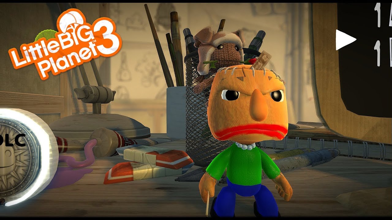 LittleBigPlanet 3 - Baldi Basic Education and Learning Baldi's Costume ...