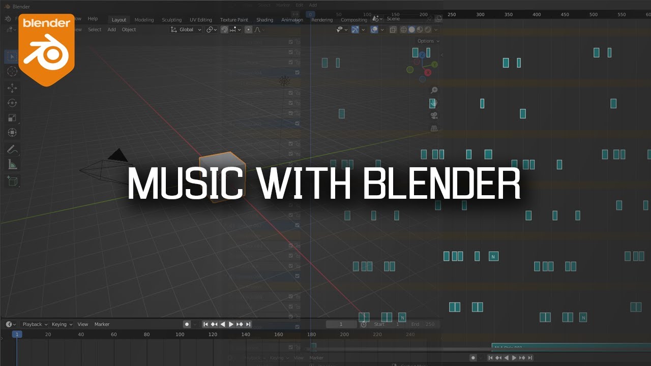 I Made an EDM Song Using Blender - YouTube