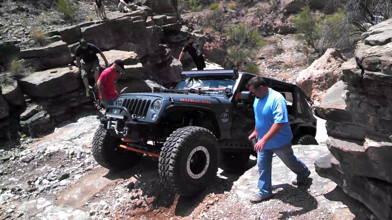 Jeep Rubicon Climbing Rock Part 2 - YouTube