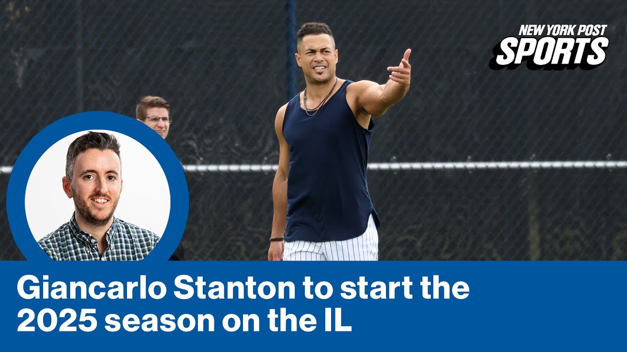 Stanton to start season on IL as Yankees injury bug begins - YouTube