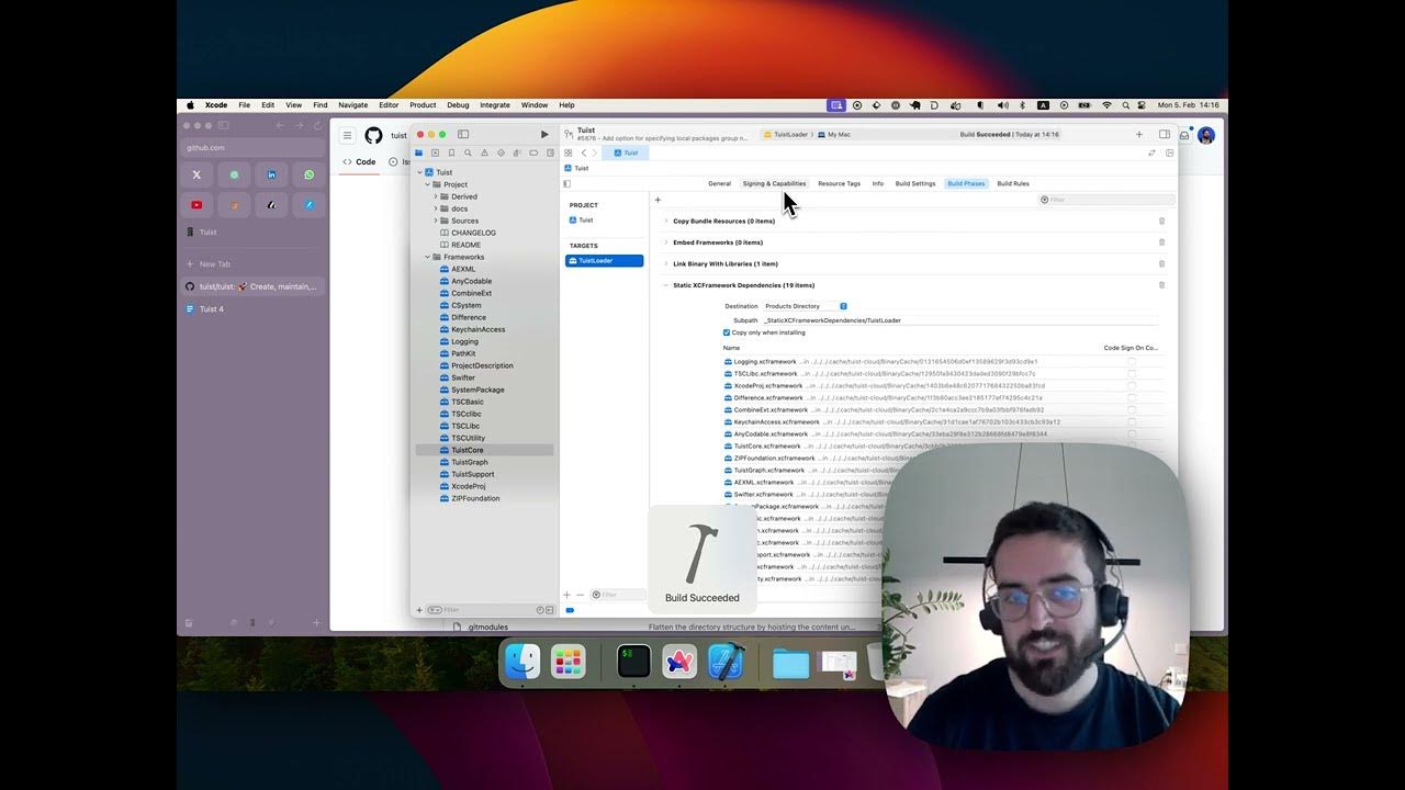 Clean Xcode builds with binary XCFrameworks from Tuist Cloud - YouTube