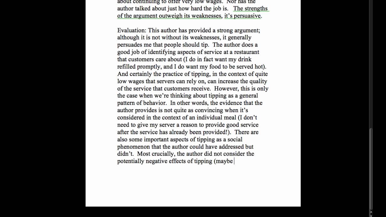 Step 8: Evaluating Arguments [Example 9] - YouTube