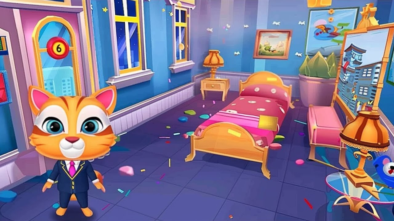 CAT RUNNER DECORATE HOME GAMEPLAY SPEEDRUN - YouTube