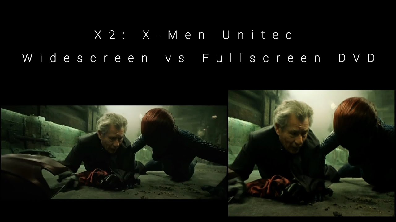 Cyclops vs Jean | X2: X-Men United | Widescreen vs Fullscreen DVD - YouTube