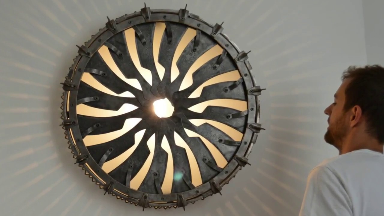 "The Sun" - Mechanical metal sculpture - YouTube