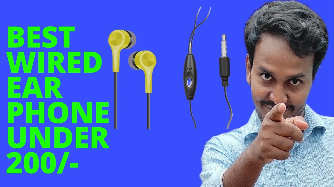 Best Wired Earphone Under 200/- 2021| Sabse Best Wired Earphone Under ...